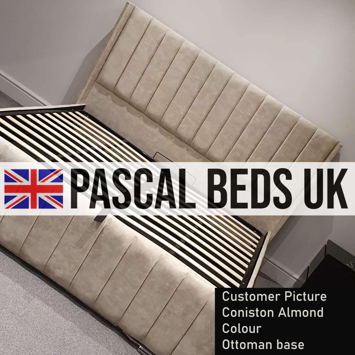 Milan Wingback Bed® - PASCAL BEDS UK