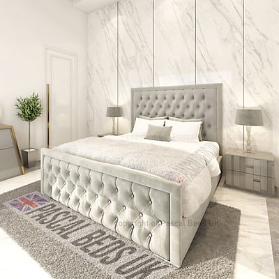 The Royal Wing Luxury Bed - PASCAL BEDS UK