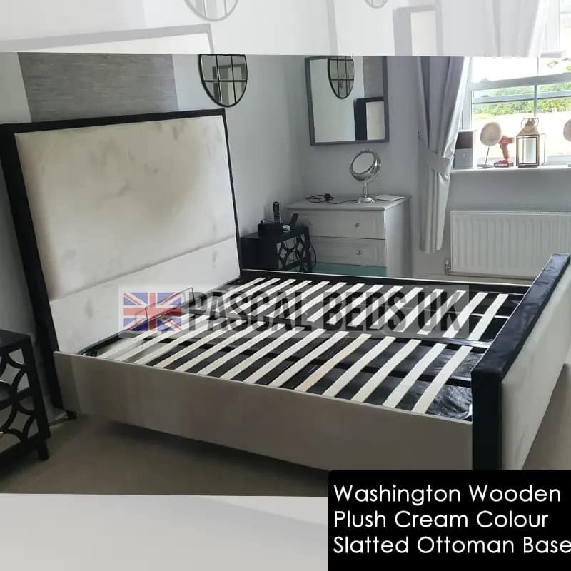 Washington Black Wooden Frame with Black Fabric Covering Edges - PASCAL ...