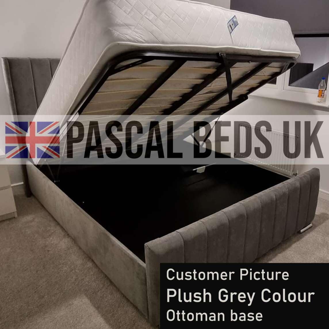 Milan Wingback Bed® - PASCAL BEDS UK