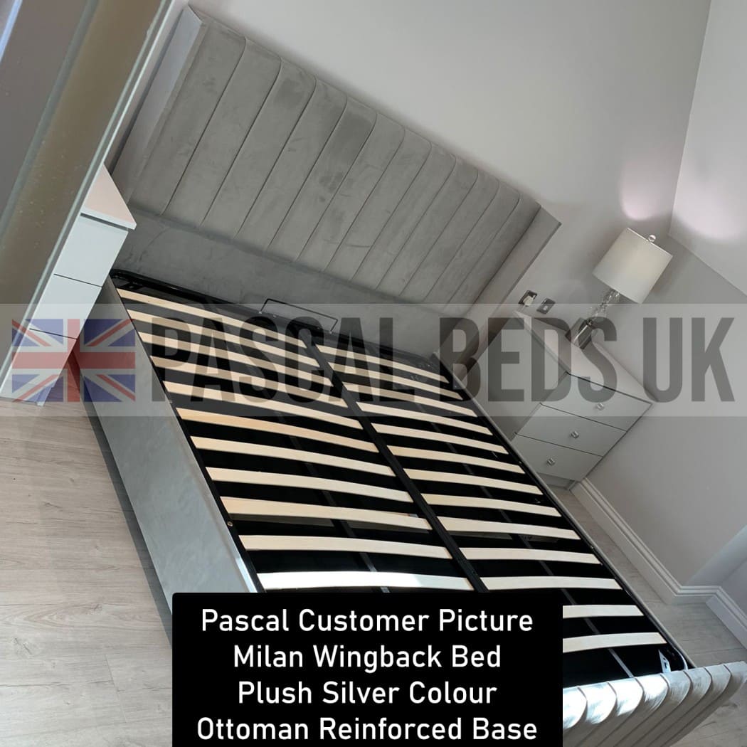 Milan Wingback Bed® - PASCAL BEDS UK