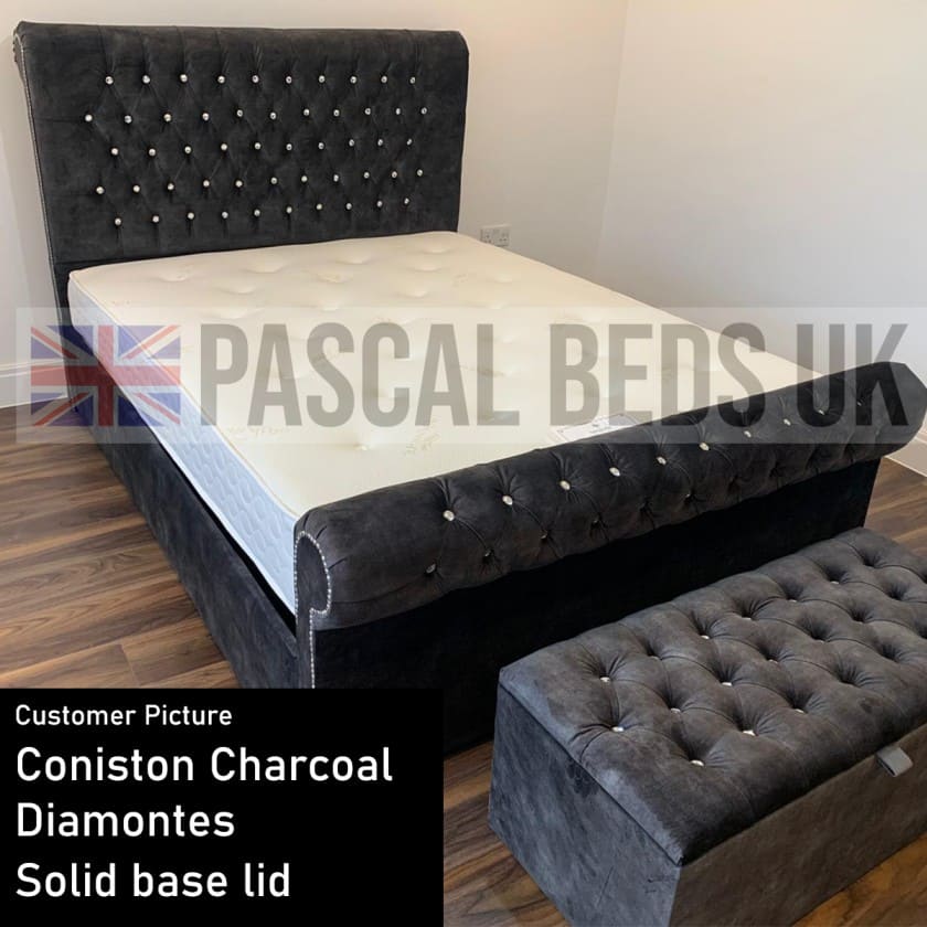 Sheffield Bed With Studs - PASCAL BEDS UK