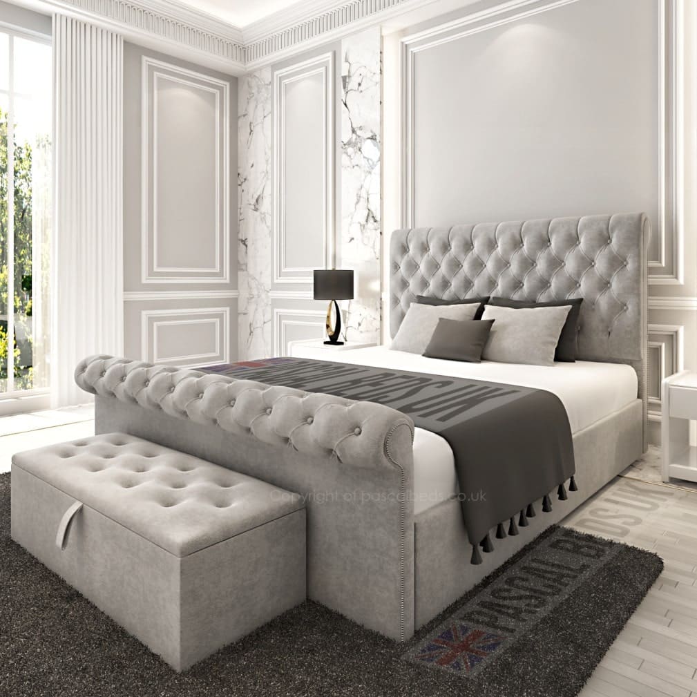 Sheffield Bed With Studs - PASCAL BEDS UK