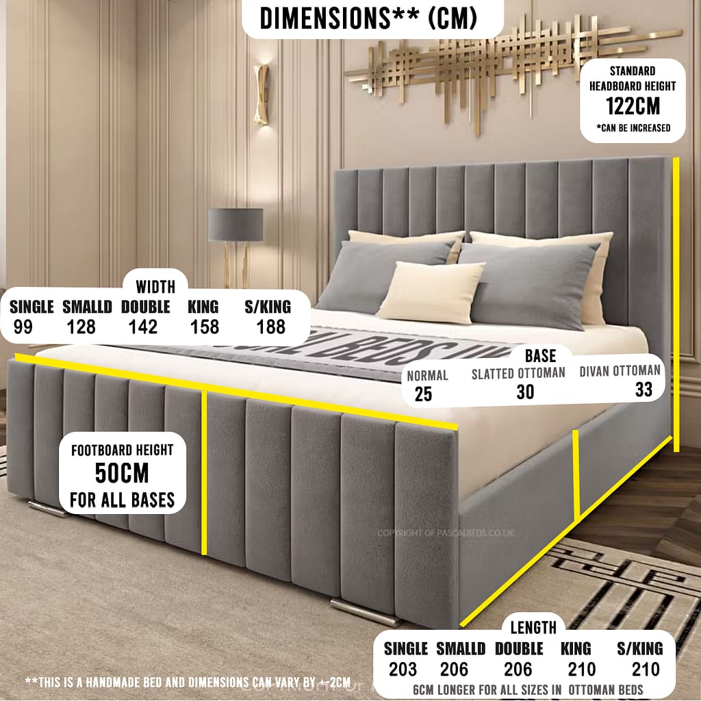 Luxury Beds and Ottoman Bed base -PSCL™ Beds