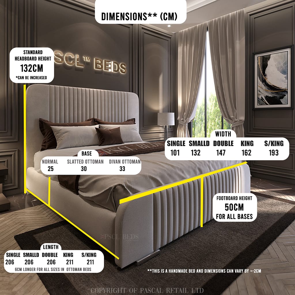 Luxury Beds and Ottoman Bed base -PSCL™ Beds