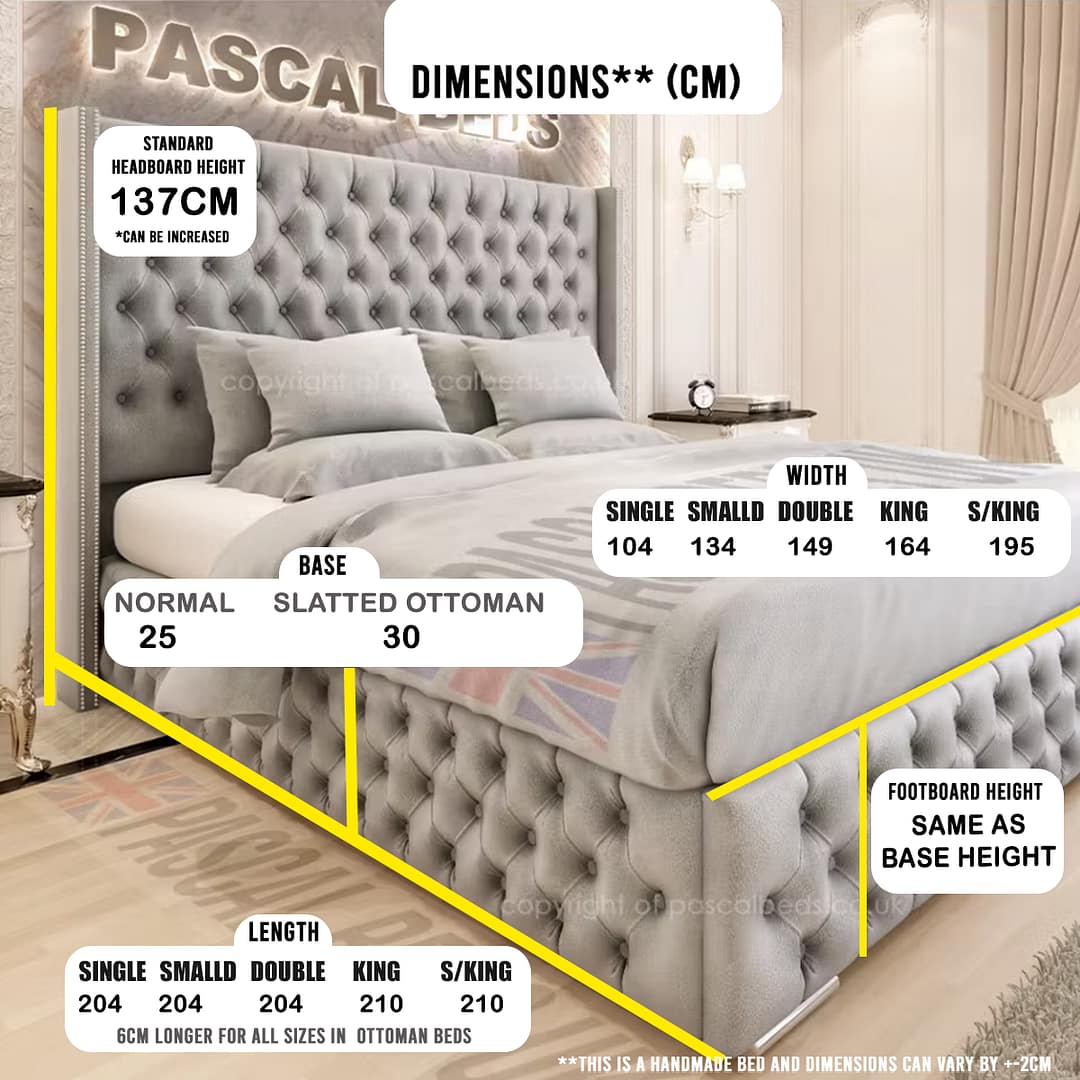 Luxury Beds and Ottoman Bed base -PSCL™ Beds