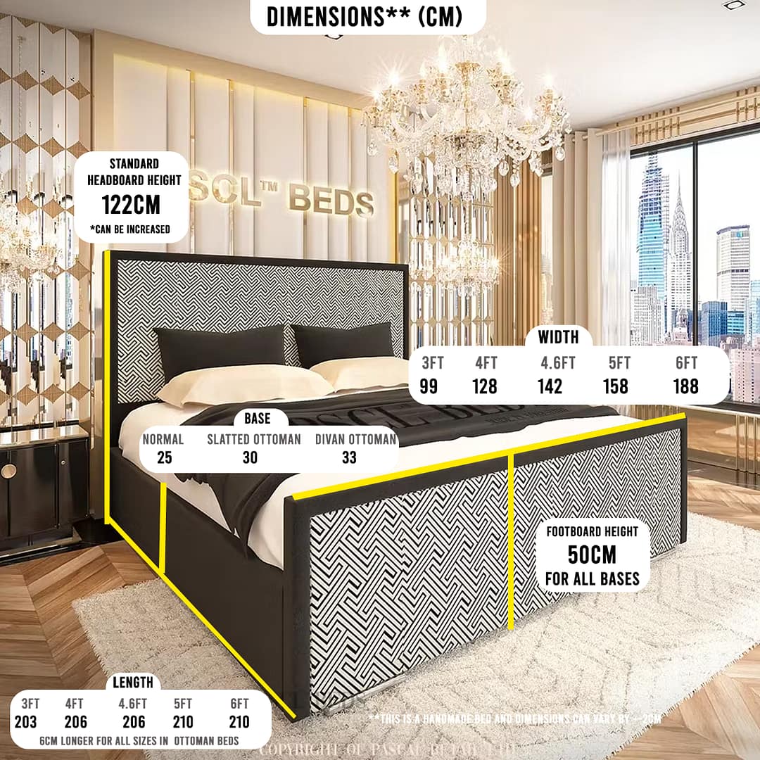 Luxury Beds and Ottoman Bed base -PSCL™ Beds