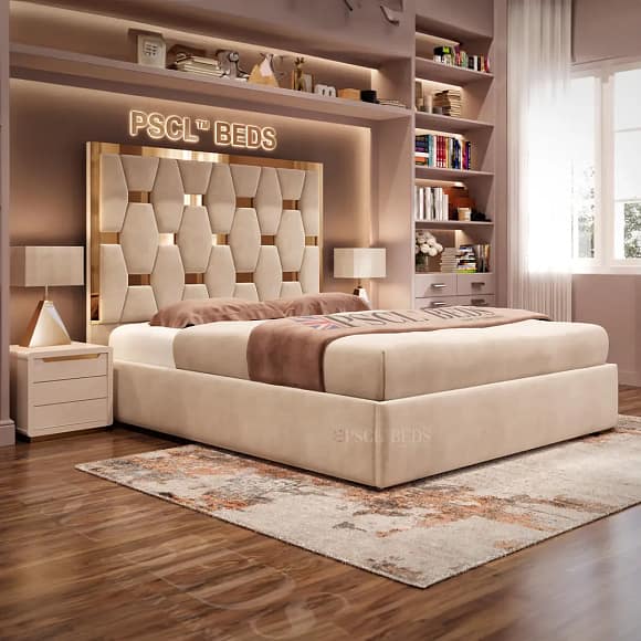 2024 Golden Pyramid Bed with Optional Ottoman Storage - PSCL™ Beds - PSCL™